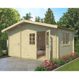 Gartenhaus Lasita Maja, beige, Holzwerkstoff, Gartenh&auml;user, "Belmont 2"