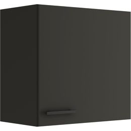 Hängeschrank Optifit, B:60cm H:57,6cm T:34,6cm, grau, Spanplatte, Küche, Schränke, "Palma", Breite 60 cm, 1 Tür, 1 Einlegeboden