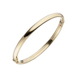 Jobo Damen Armreif, Gelbgold 375, gelb, Gelbgold 375, Armb&auml;nder, oval 375 Gold