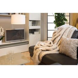 Wohndecke, B:150cm L:200cm, beige, Star Home Textil, Polyacryl, Polyester, Wohndecken, "Polarfuchs", besonders weich, Kuscheldecke