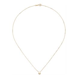 Jobo Damen Kette mit Anhänger "Herz", Gelbgold 375, L: 42, gelb, Gelbgold 375, Halsketten, 375 Gold 42 cm