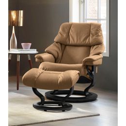 Relaxsessel stressless, B:79cm H:98cm T:75cm, braun, Leder BATICK: BATICK ist ein leicht korrigiertes, durchgefärbtes und genarbtes Möbelleder, bei