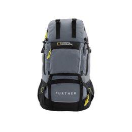 Damen Cityrucksack "Destination", National Geographic, grau, Kunstfaser, Rucksäcke, mit vielen Fächern
