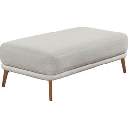 Schöner Wohnen Kollektion Hockerbank, B:120cm H:45cm T:70cm, grau, SCHÖNER WOHNEN-KOLLEKTION, 16% Baumwolle, 79% Polyester, 5% Polyacryl, Hocker, "Pearl - 5 Jahre