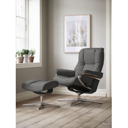 Relaxsessel stressless, B:92cm H:103cm T:79cm, grau, Leder BATICK: BATICK ist ein leicht korrigiertes, durchgef&auml;rbtes und genarbtes M&ouml;belleder, bei