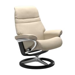 Relaxsessel stressless, B:92cm H:105cm T:80cm, beige, Leder BATICK: BATICK ist ein leicht korrigiertes, durchgefärbtes und genarbtes Möbelleder, bei