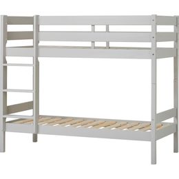 Etagenbett Hoppekids, B:81cm H:140cm L:166cm, grau, Kinderzimmer, Etagenbetten, "ECO Comfort Kinderbett 90x200 oder 70x160 aus Massivholz in 4