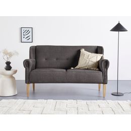 K&uuml;chensofa Home Affaire, B:174cm H:99cm T:73cm, schwarz, Sofas, "Moro", in verschiedenen Stoffe und Farben