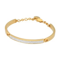 Vivance Damen Armreif "Element", Edelstahl, gold, Edelstahl, Armb&auml;nder