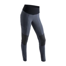 Maier Sports Damen Funktionshose "Ophit Plus 2.0", blau, Gr. 46, Oberstoff 1: 87% Polyester, 13% Elasthan / Oberstoff 2: 52% Polyamid, 22% Polyester,