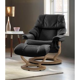 Relaxsessel stressless, B:79cm H:98cm T:75cm, schwarz, Leder BATICK: BATICK ist ein leicht korrigiertes, durchgefärbtes und genarbtes Möbelleder, bei