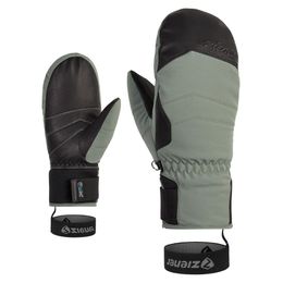 Ziener Damen F&auml;ustlinge "KALEA AS AW MITTEN", grau, Gr. 8,5, Materialmix, Handschuhe
