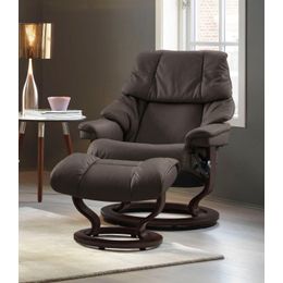 Relaxsessel stressless, B:79cm H:98cm T:75cm, braun, Leder BATICK: BATICK ist ein leicht korrigiertes, durchgefärbtes und genarbtes Möbelleder, bei