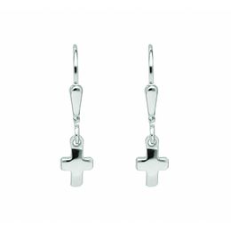 Adelia&acute;s ADELIA ́S Damen Paar Ohrh&auml;nger "1 Paar 925 Silber Ohrringe / Ohrh&auml;nger Kreuz", Damen & Herren, Silber 925 (Sterlingsilber), silber, Silber 925