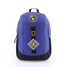 Damen Cityrucksack "New Explorer", National Geographic, blau, Kunstfaser, Rucksäcke, mit extra Laptop-Fach