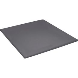 Spannbettlaken Cinderella, B:160cm L:210cm, grau, Satin, Obermaterial: 100% Baumwolle, Bettlaken, "Sundays Satin", f&uuml;r Topper bis 15 cm H&ouml;he