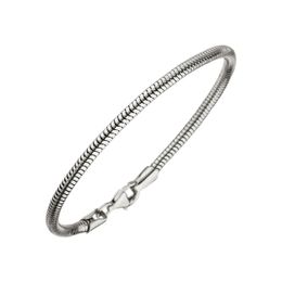 Jobo Damen Silberarmband, 19cm, Silber 925 (Sterlingsilber), silber, Silber 925 (Sterlingsilber), Armbänder, Schlangenarmband 925 Silber 19 cm