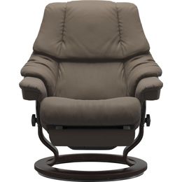Relaxsessel stressless, B:88cm H:98cm T:77cm, braun, Leder BATICK: BATICK ist ein leicht korrigiertes, durchgefärbtes und genarbtes Möbelleder, bei