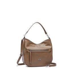 Damen Schultertasche "Softy", Collezione Alessandro, grau, Lederimitat, Taschen, aus tierfreiem, soften Luxusmaterial