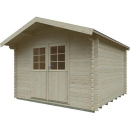 Gartenhaus Kiehn-Holz, beige, Holzwerkstoff, Gartenh&auml;user, "Gangolfsberg", aus naturbelassenem Fichtenholz