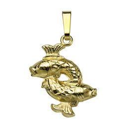 Vivance Damen Kettenanh&auml;nger "585/- Gelbgold glanz", one-size, Gold, 0,7 g, gelb, Gold, Schmuckanh&auml;nger