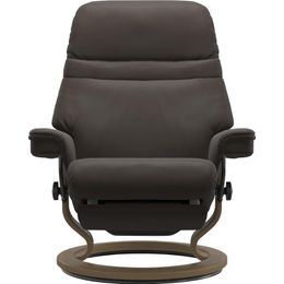 Relaxsessel stressless, B:88cm H:103cm T:78cm, braun, Leder BATICK: BATICK ist ein leicht korrigiertes, durchgefärbtes und genarbtes Möbelleder, bei