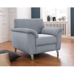 Sit & More Sessel SIT & MORE, B:101cm H:87cm T:88cm, grau, Luxus-Microfaser ALTARA NUBUCK (100% Polyester);Struktur (100% Polyester);Kunstleder SOFTLUX,
