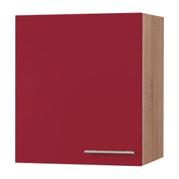 Wiho-K&uuml;chen H&auml;ngeschrank WIHO K&Uuml;CHEN, B:40cm H:56,5cm T:35cm, rot, K&uuml;che, Schr&auml;nke, "Montana", 40 cm breit