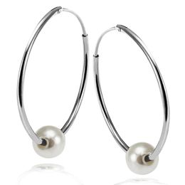 Goldmaid Damen Paar Creolen, Silber 925 (Sterlingsilber), silber, Silber 925 (Sterlingsilber), Ohrringe