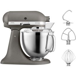 KitchenAid Küchenmaschine "Artisan 5KSM185PSEGR", B:24cm H:36cm T:37cm, grau, Küchenmaschinen