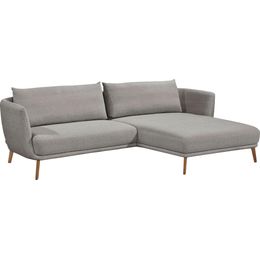 Schöner Wohnen Kollektion Ecksofa, B:270cm H:71cm T:160cm, silber, SCHÖNER WOHNEN-KOLLEKTION, 16% Baumwolle, 79% Polyester, 5% Polyacryl, Wohnzimmer, Sofas, "Pearl - 5 Jahre