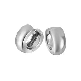Firetti Damen Paar Creolen "Schmuck Geschenk Silber 925 Klappcreole glänzend", 11,3mm, Silber 925 (Sterlingsilber), silber, Silber 925