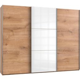 Schwebetürenschrank wimex, B:300cm H:236cm T:65cm, braun, Schränke, "Level by fresh to go", mit jeweils einer Glastür