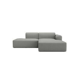 Ecksofa TENKSOM, B:247cm H:71cm T:188cm, grau, Sofas, "Rund, Relax-Ecke, Big-Sofa, Endless Seating", Bezüge wechselbar, Kaltschaum im Sitz, Nordic