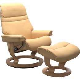 Relaxsessel stressless, B:88cm H:103cm T:78cm, gelb, Leder BATICK: BATICK ist ein leicht korrigiertes, durchgefärbtes und genarbtes Möbelleder, bei