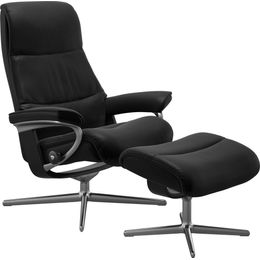 Relaxsessel stressless, B:91cm H:110cm T:85cm, schwarz, Leder BATICK: BATICK ist ein leicht korrigiertes, durchgefärbtes und genarbtes Möbelleder,