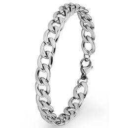 Amor Herren Edelstahlarmband "9353231", 21cm, Edelstahl, silber, Edelstahl, Armbänder