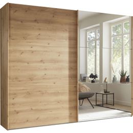 Schwebet&uuml;renschrank Wiemann, B:296,3cm H:217cm T:67cm, braun, Glas, Holzwerkstoff, Schr&auml;nke, "Korfu", hochwertige Beschl&auml;ge