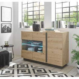 Sideboard Inosign, B:138cm H:91cm T:40cm, braun, Wohnzimmer, Sideboards, "CLAiR Sideboard 51", Breite 138 cm