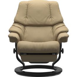 Relaxsessel stressless, B:79cm H:98cm T:78cm, beige, Leder BATICK: BATICK ist ein leicht korrigiertes, durchgefärbtes und genarbtes Möbelleder, bei