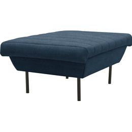 Hocker, B:70cm H:45cm T:70cm, blau, LOOKS by Wolfgang Joop, 100% Polyester, Garten, Hocker, "LOOKS IX", Quersteppung, passend zur Serie LOOKS IX