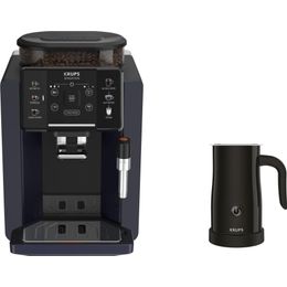 Krups Kaffeevollautomat "EA910B.23 Sensation Milk Bundle", B:24cm H:36,4cm T:34,6cm, schwarz, Kaffeevollautomaten, mit Krups Milchaufschäumer im Wert