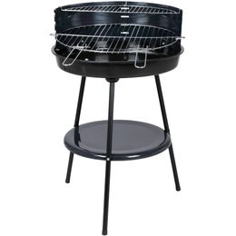 Holzkohlegrill Tepro, B:52cm H:81cm T:52cm, schwarz, Grills, "Highland", BxTxH: 52x52x81 cm