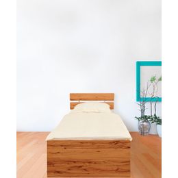 Futonbett Priess, B:96cm, braun, Betten, "Lissabon"