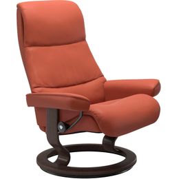 Relaxsessel stressless, B:78cm H:105cm T:78cm, rot, Leder BATICK: BATICK ist ein leicht korrigiertes, durchgefärbtes und genarbtes Möbelleder, bei