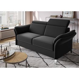 Sit & More 2,5-Sitzer SIT & MORE, B:186cm H:84cm T:93cm, schwarz, Sofas, "Vincenzo"