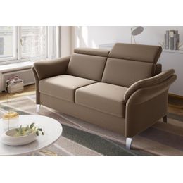 Sit & More 2,5-Sitzer SIT & MORE, B:186cm H:84cm T:93cm, braun, Sofas, "Vincenzo"