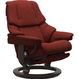 Relaxsessel stressless, B:88cm H:98cm T:77cm, rot, Leder BATICK: BATICK ist ein leicht korrigiertes, durchgefärbtes und genarbtes Möbelleder, bei dem