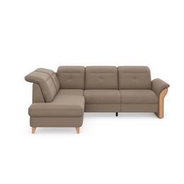 Ecksofa Home Affaire, B:269cm H:92cm T:200cm, grau, Luxus-Microfaser Euphora 100% Polyester, ;Easy Care: 98% Polyester, 2% Polyamid;Luxus-Microfaser