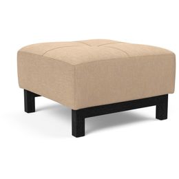 Polsterhocker, B:65cm H:40cm T:65cm, braun, INNOVATION LIVING , 100% Polyester, Hocker, moderner Stil, vielseitig einsetzbar